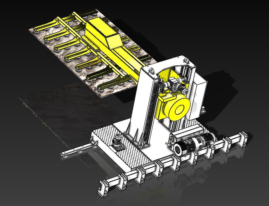 Plaka Çevirme Yükleme Robotu – DGN Mermer Makineleri